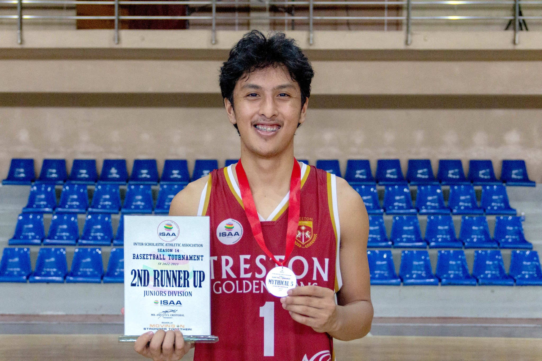 Treston Men's Basketball Teams placed 2nd runner-up in ISAA season 14 ...